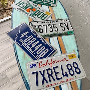SETS of RUSTIC License Plates-from Different States but Have - Etsy
