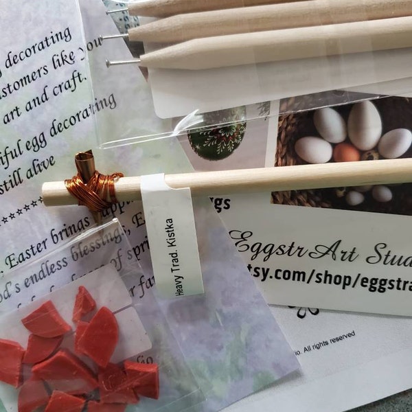 Traditional Drop Pull Pysanky Tools – Set of 3 Styluses, Original ...