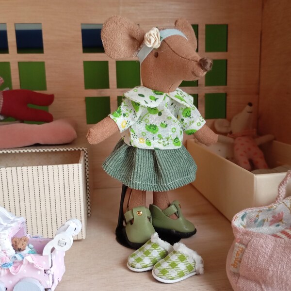 Tiny Deer Boots for Maileg Mouse on Christmas / Size for Big, Little ...