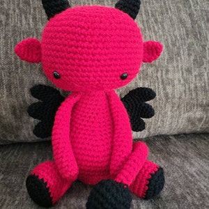 Amigurumi Devil Crochet Pattern. Lucifer the Fallen Angel. - Etsy
