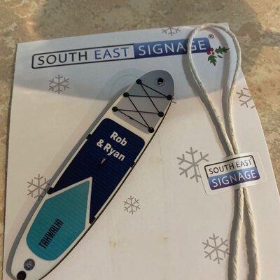 Bespoke Snowboard Christmas Tree Decoration - Etsy