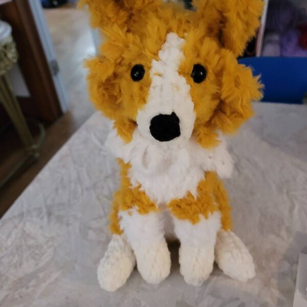 Crochet Pattern for Finnly, Realistic Crochet Border Collie Dog ...