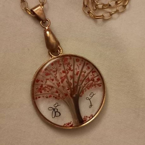 Personalizable Tree of Life With Locks of Hair or Fur, Pendant ...
