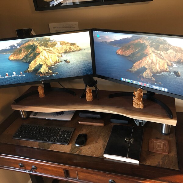 Computer Monitor Stand, Monitor Riser, Computer Stand, Custom Made ...