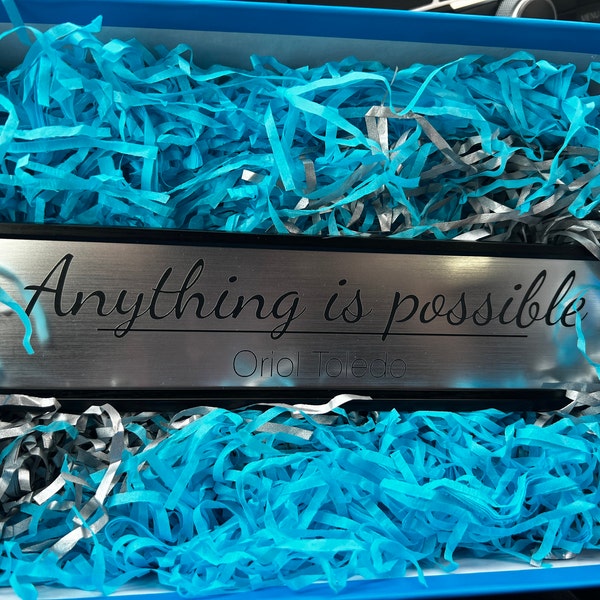 Personalised Professional Desk Plaque Desk Plate Desk Sign Home Office ...