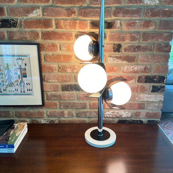 Vintage Adjustable Mini Red Studio Table Lamp - Etsy