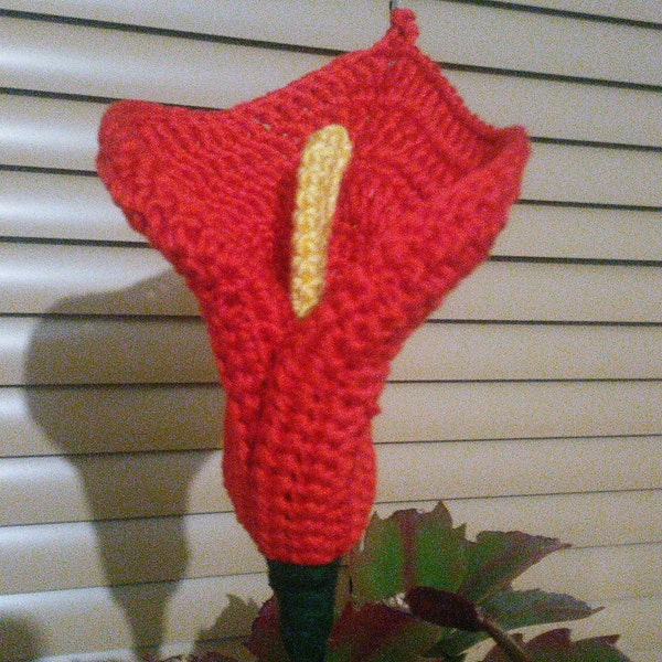 Crochet Calla Lily Pattern Photo Tutorial- Crochet Calla Lily Wedding ...