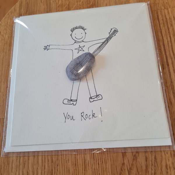 Happy Birthday Party Like a Rock Star Personalised Card for a Special ...