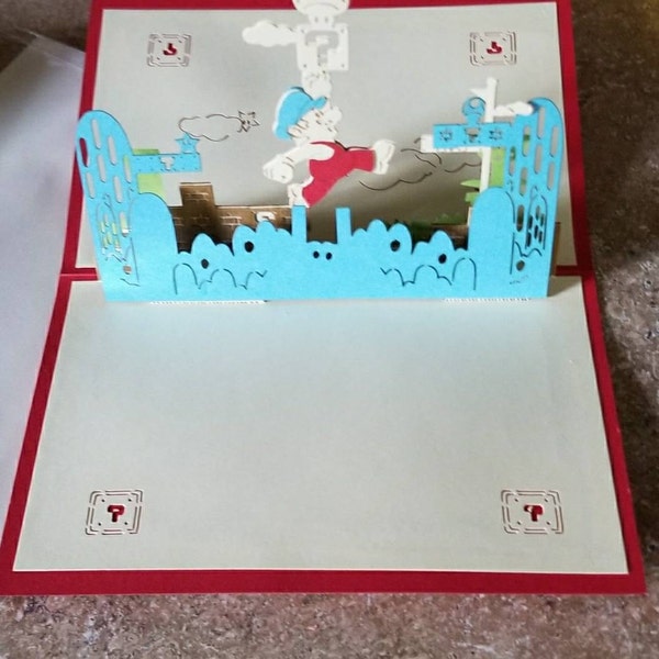 Customisable Pop up Birthday Card With Numbers Hand Crafted in the UK ...