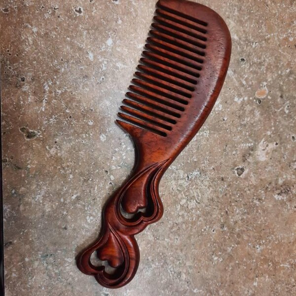 Handcrafted Wooden Portable Comb Made From Premium South American ...
