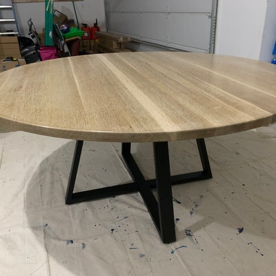 Dining Table Leg for ROUND EXTRA LARGE Table Top,industrial Style Table ...