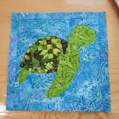 UNDER the SEA Paper Pieced Quilt Pattern in PDF - Etsy