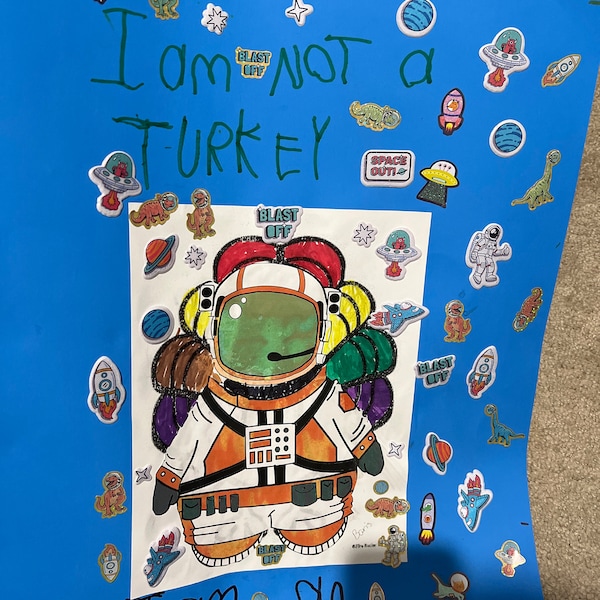 Disguise a Turkey- Astronaut Disguise-resizable! - Etsy