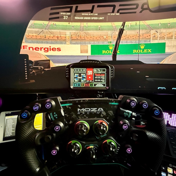 SSG Dashboard Display DV-5 for Sim Racing Rig | Full Aluminum Enclosure ...