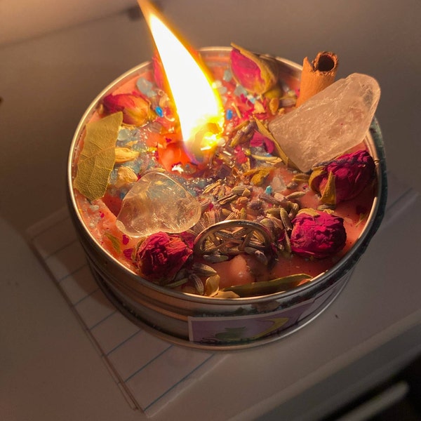 LOVE / ATTRACTION / INTENTION / Spell Candle/ Ritual Candle ...