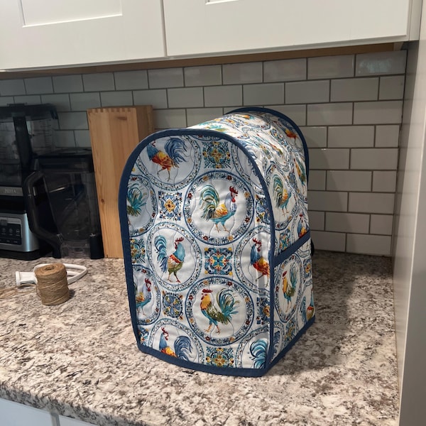 Baking Theme Kitchenaid Mixer Cover With Pockets, Quilted, Lined ...