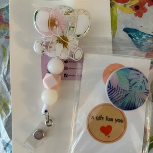 Salty Like Normal Saline Shaker Badge Reel/ 3D Badge Reel/ Floating ...