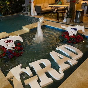 Custom Grad Foam Letters for Pool Party Decor Styrofoam Letters for ...