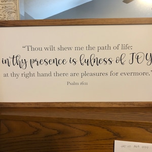 Custom Bible Verse Wall Art-custom Scripture-wood Framed Sign ...