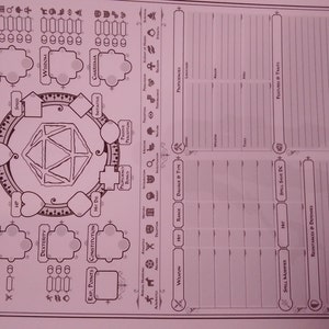 Dnd Spell Book Pages Sheets PDF Fillable for Every Class Customizable ...