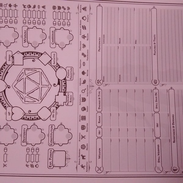 Dnd 2024 Player Cheat Sheet PDF Turn Guide New Player Guide Quick ...