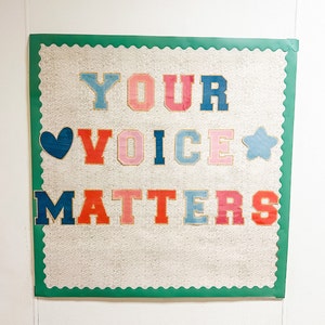 Bright Varsity Chenille Letter Speech Language Office/classroom Decor ...