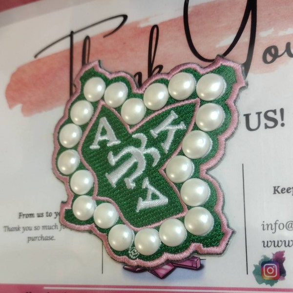 Ivy Chenille Patch, Jackets, Camo, DIY, Patches, RTS, AKA, Alpha Kappa Alpha, 1908. Ivy - Etsy