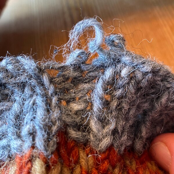 Bright Starfish Sweater - Hand Knitted Jumper - Multicoloured - Retro ...