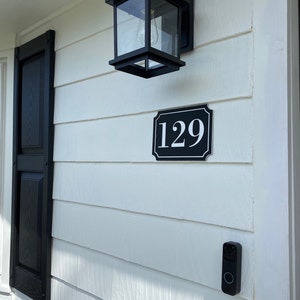 6 Inch Traditional & Modern House Numbers Letters | Etsy