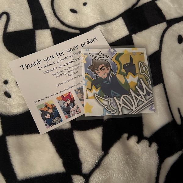 Dandadan Neko Chibi Stickers - Etsy