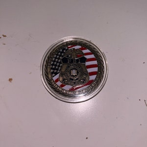 Police Thank You for Your Service Challenge Coin - Etsy