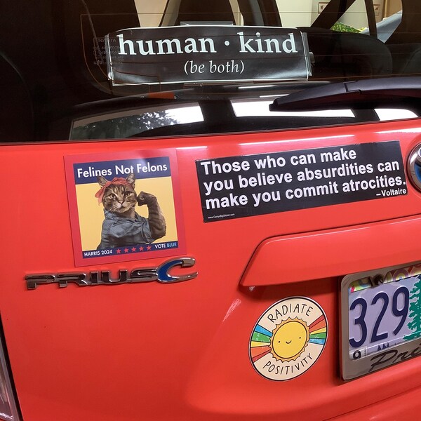 Felines Not Felons Car Magnet | Harris 2024 Magnet | Kamala Harris ...