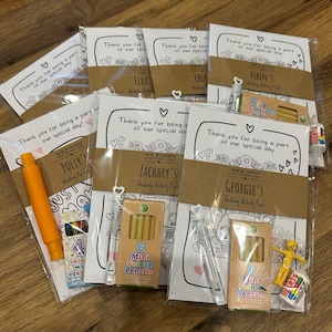 Affordable Kids Wedding Activity Box, Personalised Child Activity Pack ...