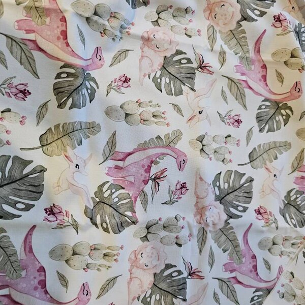 Goose Cotton Fabric by the Yard, Premium Cotton Fabric, Digital Print ...