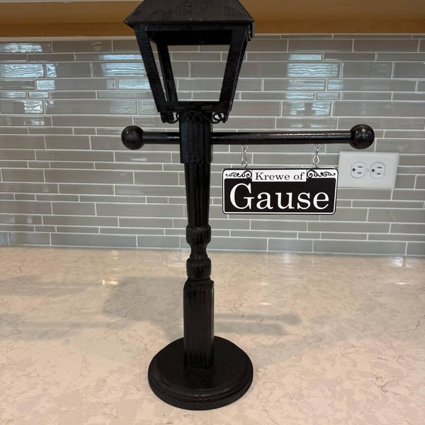 New York City Themed Lamp Post, NYC Inspired Lamp Post, 21 Inch Lamp ...