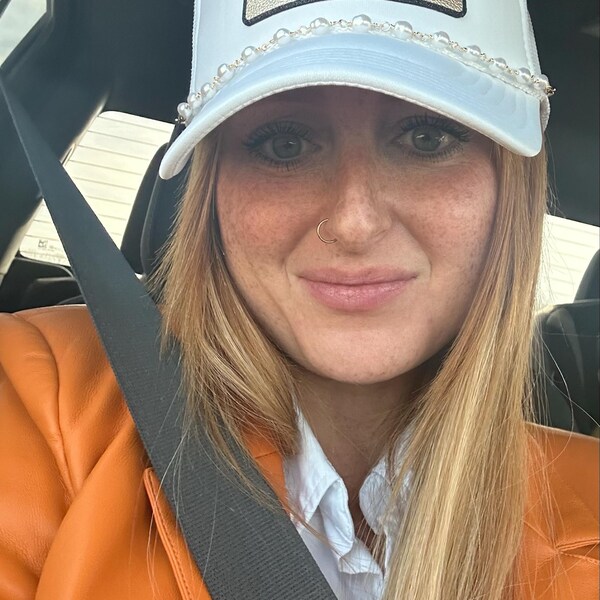 Custom Trucker Hat-trucker Hat With Leather Patches-patch Hat ...