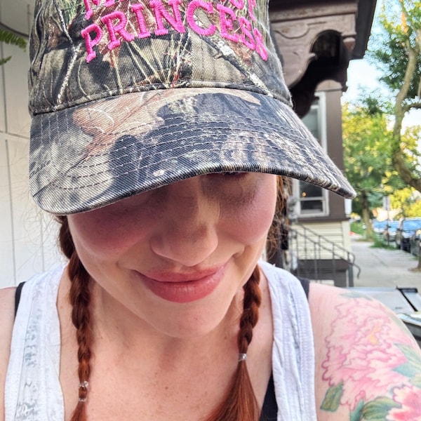 Midwest Princess-mossy Oak Camo-vintage-trucker-dad Hat-unstructured - Etsy