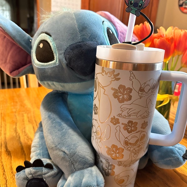 Engraved Stitch Cup 40 Oz With Handle - Etsy