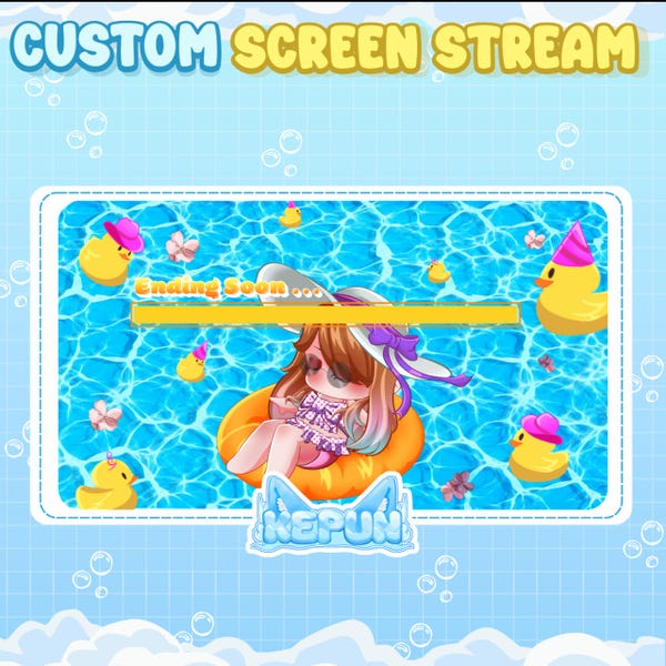 Custom Animated Stream Screen Pack / Custom Twitch Stream Screen ...