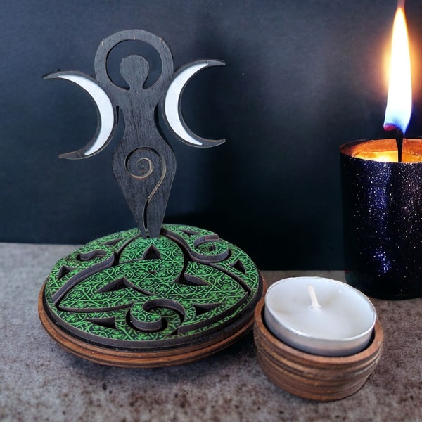 Lotus Mandala and Chakras Incense Holder Project SVG, AI, CDR, Laser Digital Files, Instant ...