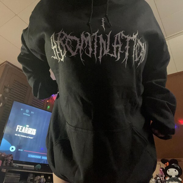 Heavy Metal Blegh Sweatshirt Drippy Gothic Font Sweatshirt for Metal ...