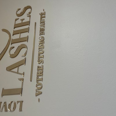 Round Backlit Acrylic Logo Sign Business Acrylic Logo Sign LED Business ...