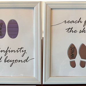 Toy Story Nursery Wall Art Woody Buzz Boots With Andy Name - Etsy