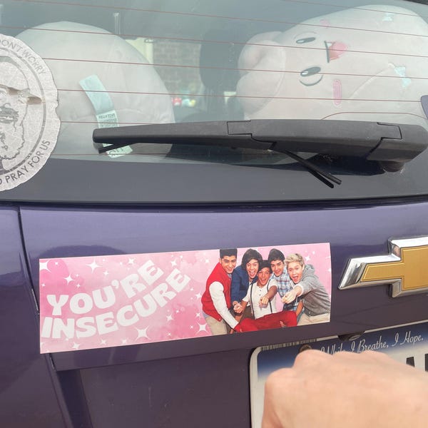 Youre Insecure One Direction Indoor/outdoor Kiss-cut Vinyl Sticker ...