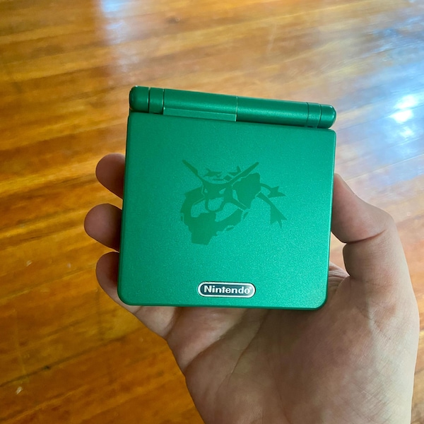 Gameboy Advance SP Solid Black Color AGS IPS Screen Mod With 10 Level ...