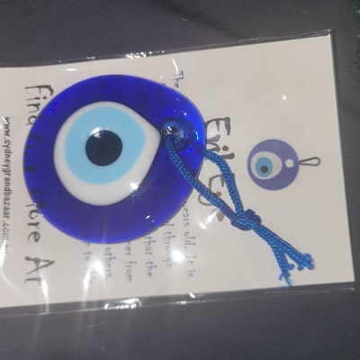 Turkish Evil Eye Glass Greek Mati Eye Nazar Amulet Protection Good Luck ...