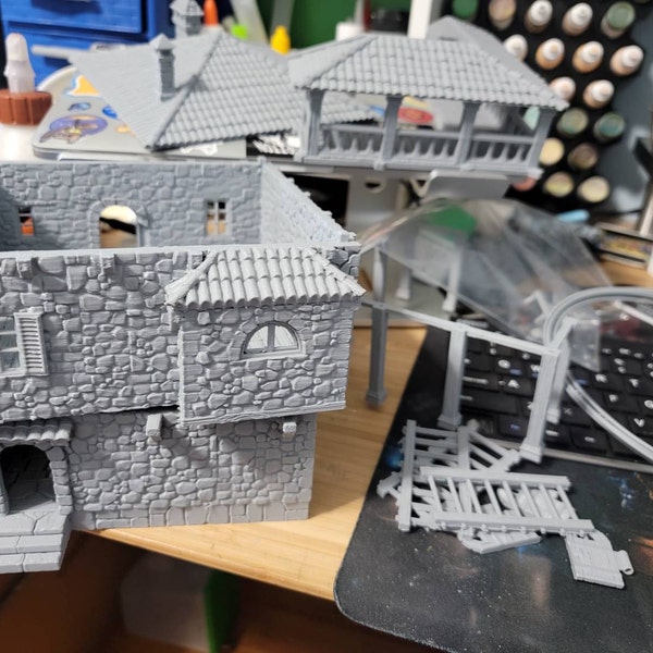 Dnd Terrain Port Tavern - Fantasy Dwarve Elves and Demons | 28mm 32mm ...