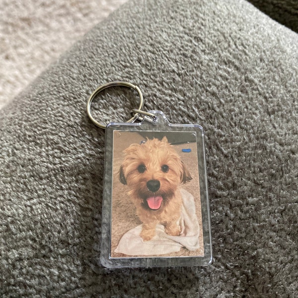 Photo or Promotional Logo Key-chain - Double Sided Acrylic Keychain ...