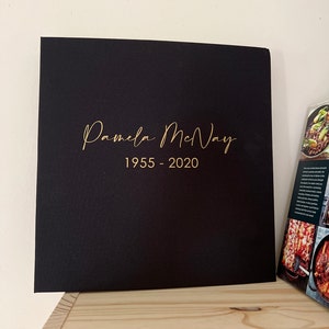 Graduation Photo Album Personalized Linen Self Adhesive Custom - Etsy