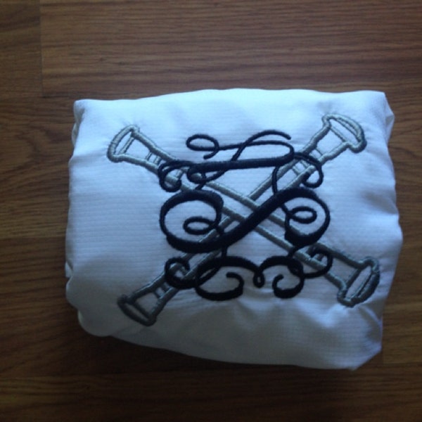 Crossed Batons Applique Embroidery Design - Etsy